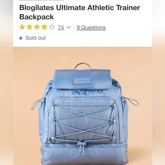 Lilly Pulitzer for Target | Bags | Blue Backpack With Front Lacing ...